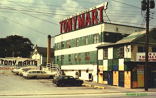 At the Point Somers Point New Jersey USA: Tony Marts parking lot during ...